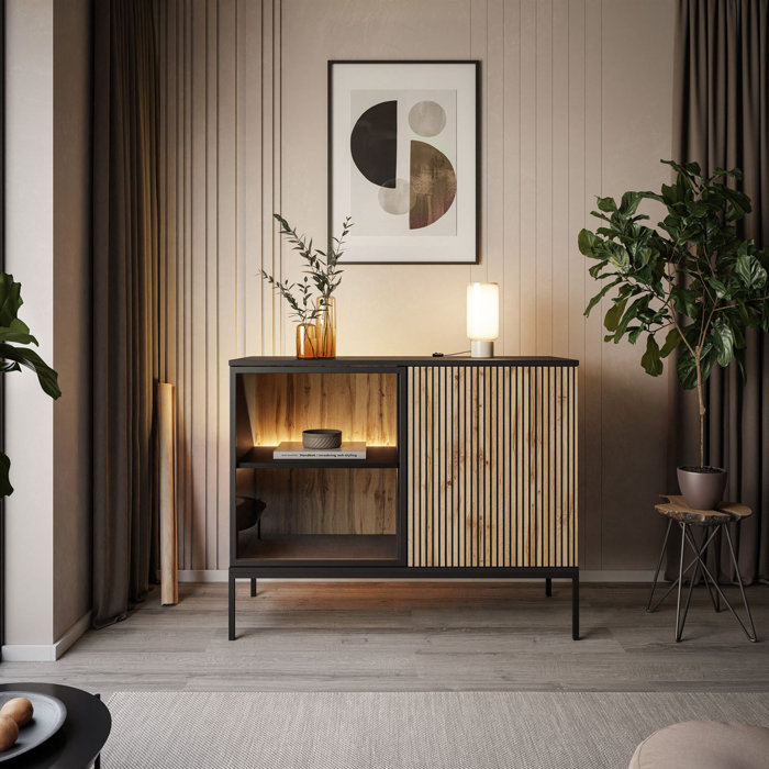 Ivy Bronx Chenell K104 chest of drawers with lighting | Wayfair.co.uk